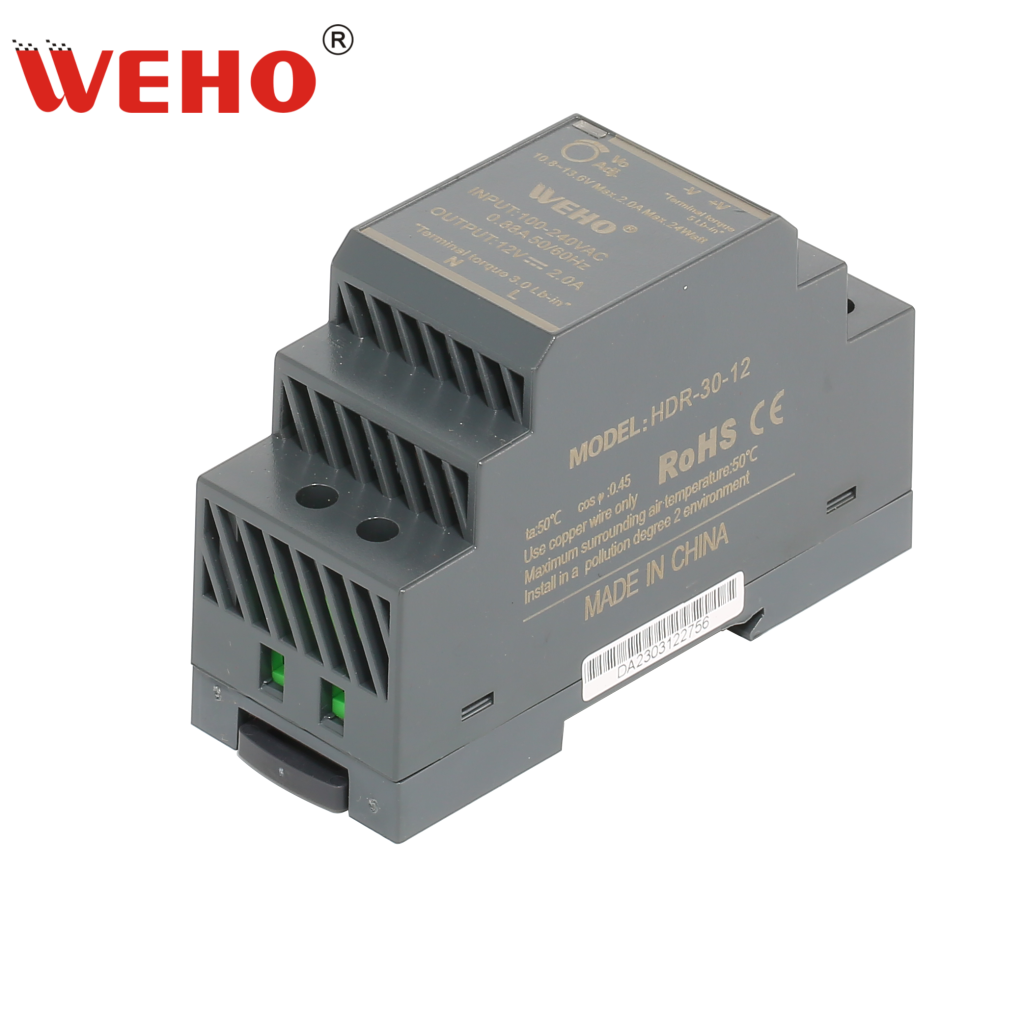 High-Efficiency 30W Single Output Power Supply - WEHO